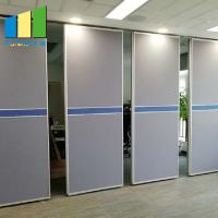 China Fireproof Acoustic Movable Partition Wall 65mm 85mm 100mm for Office Meeting Room for sale