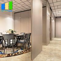 China Restaurant Acoustic Room Dividers Soundproof Folding Partition Wall for sale