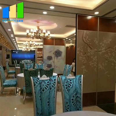 China 65mm Acoustic Movable Partition Wall Top Hung System for Conference Room Soundproof Divider for sale
