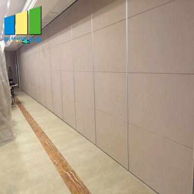 China Acoustic Partition Wall 65mm 100mm Soundproof Room Divider Restaurant Movable Wall System for sale