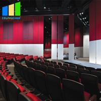 China Soundproof Sliding Partition Wall 4m Fabric Surface for Restaurant Meeting Room for sale