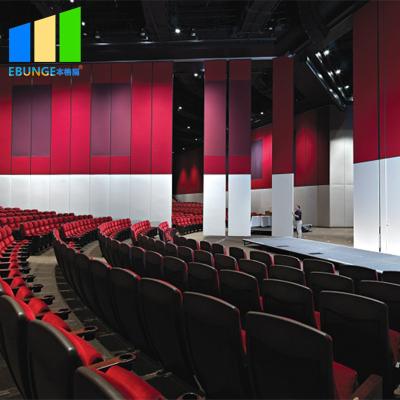 China Soundproof Sliding Partition Wall 4m Fabric Surface for Restaurant Meeting Room for sale