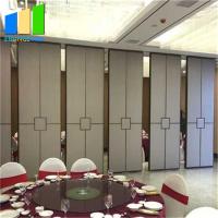 China Restaurant Movable Partition Walls 65mm White Melamine Room Dividers Top Hung for sale