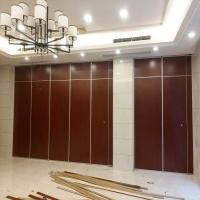 China Acoustic Movable Partition Walls Accordion Folding Door 65mm 85mm 100mm for Hotel Restaurant for sale