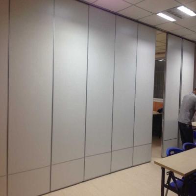 China Acoustic Fabric Folding Movable Wall Partitions 65mm 85mm 100mm for Conference Center for sale