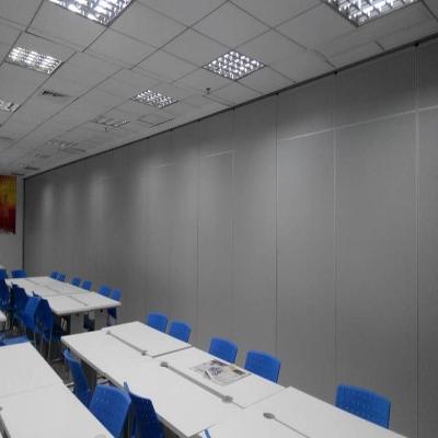 China Aluminum Movable Partition Wall 65mm Thickness Soundproofing Acoustic Panels for Hotel for sale