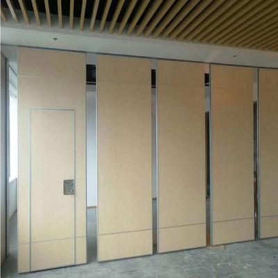 China Manual Movable Wall System Sliding Folding Partition With Doors for sale
