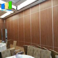 China Portable Acoustic Room Dividers Track Roller Folding Floor to Ceiling Partition Wall 65mm 100mm for sale
