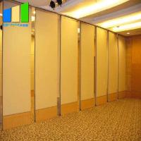 China Folding Door Rails Acoustic Room Divider Noise Reduction Aluminium Partition Wall 65mm to 100mm for sale