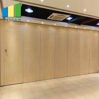 China Mobile Acoustic Room Dividing System Soundproof Sliding Foldable Removable Wall Partitions For Office for sale