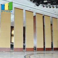 China Collapsible Soundproof Moveable Wall Flexible Moving Folding Door Partition For Wedding Hall for sale