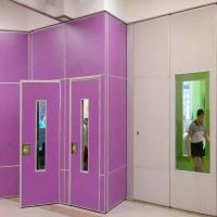 China Aluminium Frame Sliding Movable Decorative Mesh Louvered Demountable Partition Wall for sale