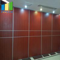 China Conference Hall Acoustic Room Divider Movable Foldable Restaurant Partition for sale
