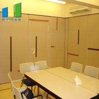 China EBUNGE Movable Partition Wall 65mm Thickness Soundproof Room Divider Hanging System for sale