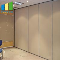 China Hanging Movable Wood Folding Soundproof Acoustic Room Divider 65mm 80mm 100mm for sale