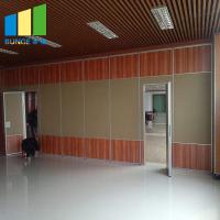 China Aluminum Gypsum Board Folding Classroom Partition Soundproof Movable Wall 600-1200mm for sale