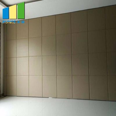 China Aluminum Alloy Retractable Floor to Ceiling Folding Partition Wall 2m to 16m Height for sale