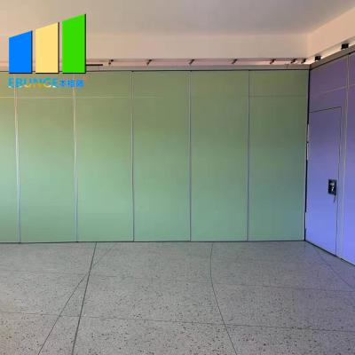China Classroom Sliding Partition Walls Acoustic Room Divider Melamine Movable Partitions for sale