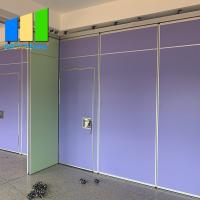 China Soundproof Aluminum Sliding Room Divider Wall 65mm to 100mm Thick for Classroom for sale