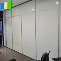 China Commercial Folding Room Divider Acoustic Partition Wall - 65mm to 100mm Thickness, 32-50dB Sound Insulation for sale