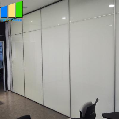 China Commercial Folding Room Divider Acoustic Partition Wall - 65mm to 100mm Thickness, 32-50dB Sound Insulation for sale