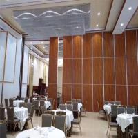 China 85mm Semi-Auto Movable Partition Wall Soundproof Folding Partition for Hotel Banquet Hall for sale