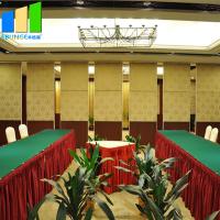 China Fabric Acoustic Movable Wall Sliding Partition Door 85mm for Hotel Banquet Hall for sale