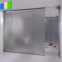 China Wooden Sliding Wall Partition with Door 65mm 100mm for Drawing Room for sale