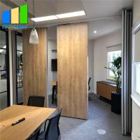 China Office Wood Movable Partition Wall Panel Folding Partition Walls For Conference Room for sale