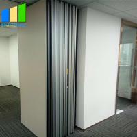 China EBUNGE Sliding Folding Partitions Movable Walls MDF Melamine Finish for Office Meeting Room for sale