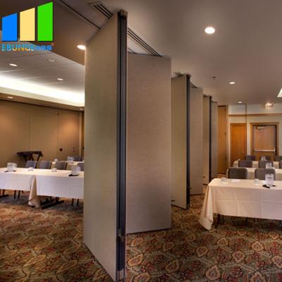 China Acoustic Room Dividers Movable Partition 65mm 85mm 100mm Top Hung for Hotels for sale