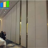 China Removable Sliding Partition Walls Interior Room Divider Acoustical Wall Panel Fabric for sale