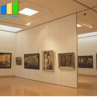 China Top Hung Soundproof Movable Partition Walls For Exhibition Hall Multi Color for sale