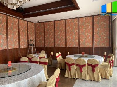 China 85mm Thickness Sliding Partition Walls for Banquet Hall Soundproof Customized Movable Room Divider for sale