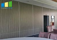 China 65mm Hotel Room Sliding Partition Wall System with Soundproof Melamine Panels and 15-Day Production for sale