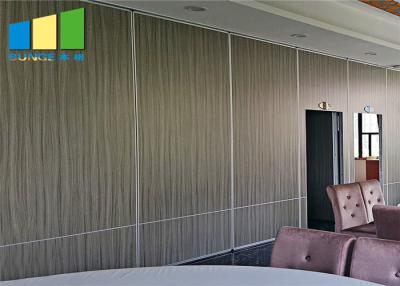 China 65mm Hotel Room Sliding Partition Wall System with Soundproof Melamine Panels and 15-Day Production for sale