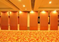 China Durable Acoustic Partition Wall PU Leather Surface Finish For Upscale Restaurant for sale