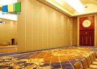 China Foldable Operable Partition Walls 65mm 85mm Sound Proof Movable Wall for Hotel Meeting Dividers for sale