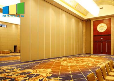 China Foldable Operable Partition Walls 65mm 85mm Sound Proof Movable Wall for Hotel Meeting Dividers for sale