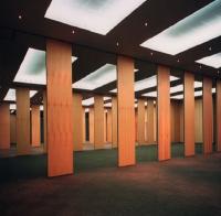 China Acoustic Partition Wall 50mm Thickness Wood Metal Glass Fabric Powder Coating Soundproof 20-50dB for sale