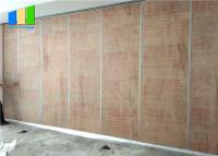 China MDF Surface Color Sound Proof Movable Sliding Partition Wall for sale