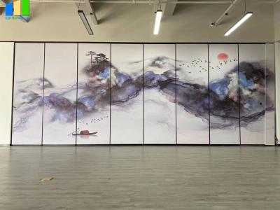 China Acoustic Movable Wall Panel System 65-100mm Thickness with 20-50 dB Sound Insulation Rating for sale