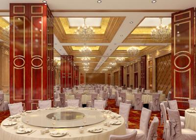 China Ebunge Sliding Folding Partitions Movable Walls Room Divider Screens 5500mm Height for Hotel Banquet Hall for sale