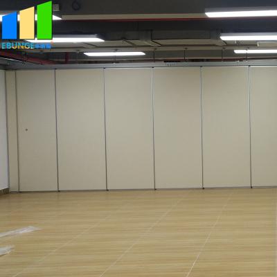 China Movable Partition Wall Stackable Folding Room Divider 65mm 85mm 100mm Aluminum Frame for sale