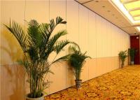 China Hotel Movable Partition Wall Systems With Track And Wheels for sale