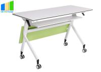 China Office Furniture Partitions Folding Desk Foldable Training Table Stackable Conference Tables for sale