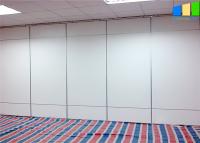 China White Melamine Movable Partition Walls Aluminum Frame Folding Panel Customized Office for sale
