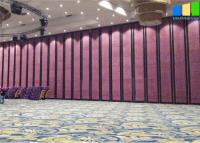 China 100mm Thick Modern Hotel Banquet Hall Decorative Folding Partition Wall 360 Degree Rotation for sale
