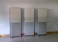 China EBUNGE Sliding Folding Movable Walls No Track Melamine Finish Space Dividing 3 Year Warranty for sale