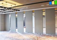 China Soundproof Office Meeting Room Panels 65mm Thickness Wooden Sliding Partition Wall for sale